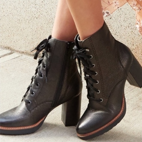 Naturalizer | Shoes | Naturalizer Callie Laceup Leather Bootie | Poshmark